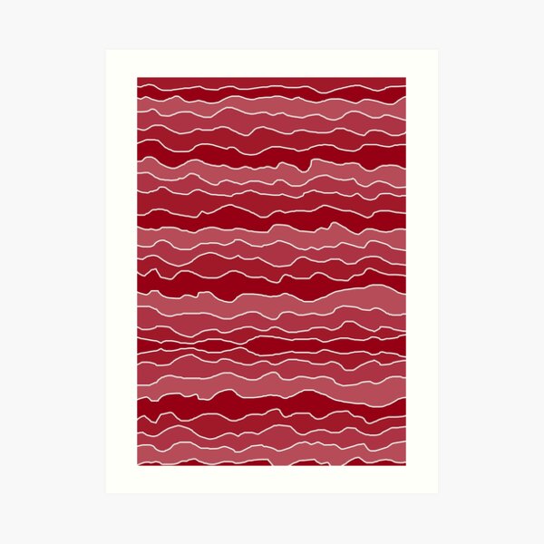 Squiggly Lines Wall Art | Redbubble