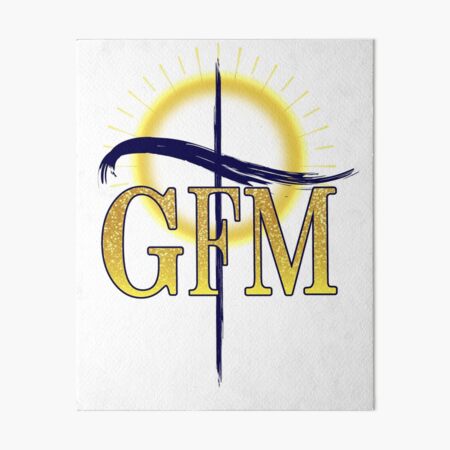 "GFM Cross Logo" Art Board Print by GFMModern | Redbubble