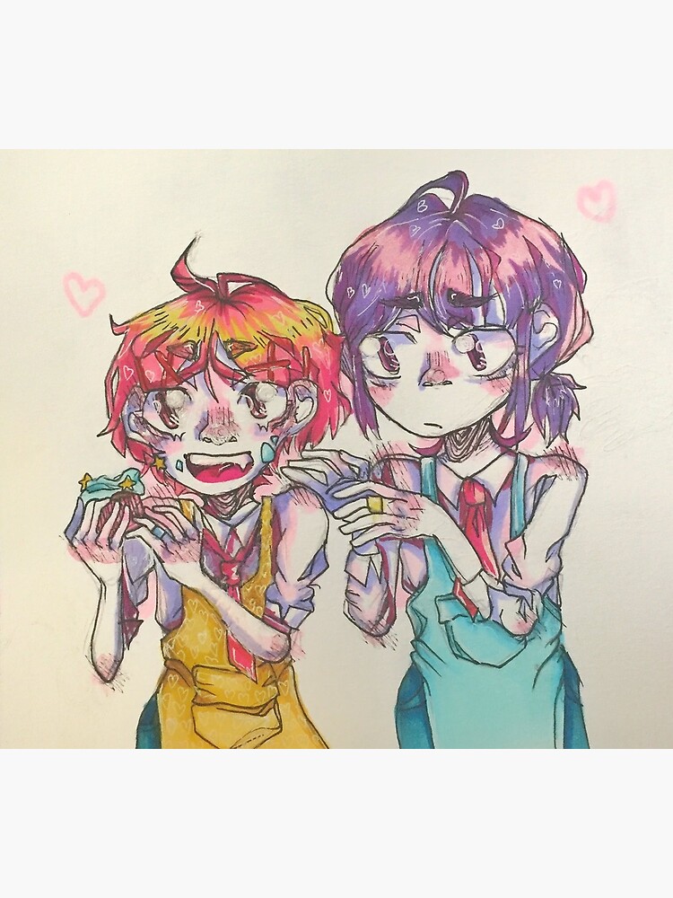 "yuri natsuki ddlc genderbent genderbend video game" Art Print by Roni ...