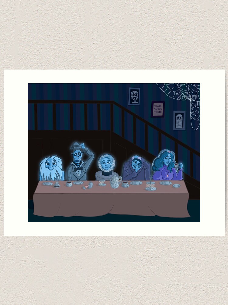 "Haunted Tea Party" Art Print for Sale by iwillnotbepaged | Redbubble
