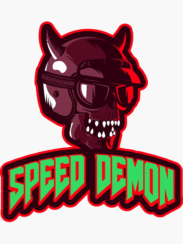 "Speed Demon" Sticker by Forever-Racing | Redbubble