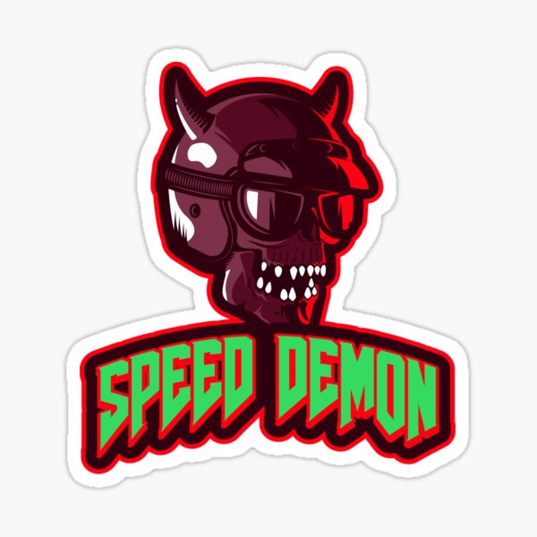 "Speed Demon" Sticker by Forever-Racing | Redbubble