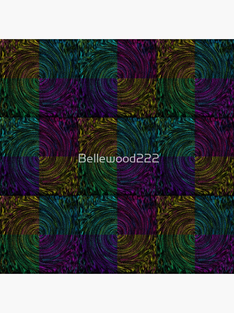 "Swirl Grid" Sticker for Sale by Bellewood222 | Redbubble