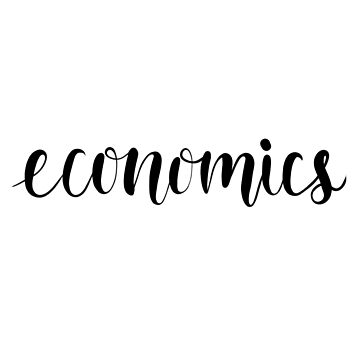 "economics Calligraphy" Art Board Print for Sale by YitingZarts | Redbubble