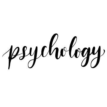 "Psychology Calligraphy" Art Board Print for Sale by YitingZarts ...