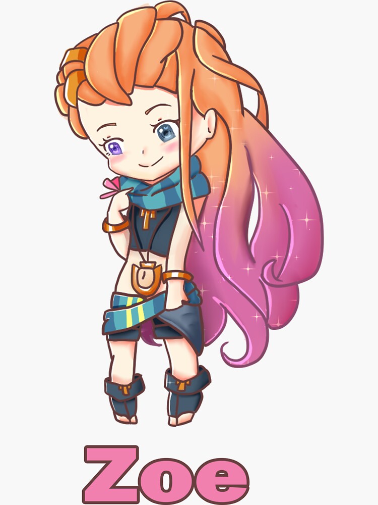"Zoe" Sticker for Sale by evezinha | Redbubble