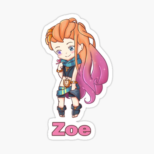 "Zoe" Sticker for Sale by evezinha | Redbubble