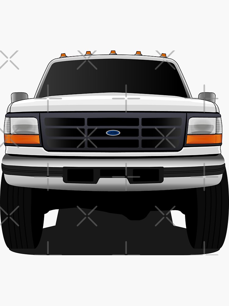 "Ford Obs White" Sticker for Sale by jk96design | Redbubble