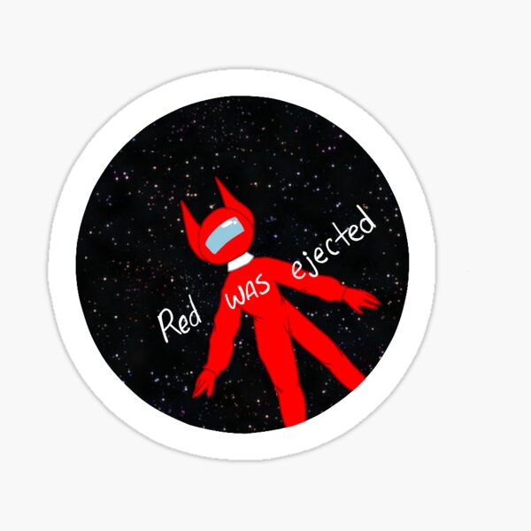 "Among us Red" Sticker for Sale by CopycatsMerch | Redbubble