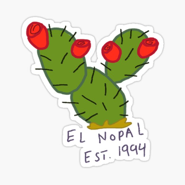 "El Nopal (The Cactus)" Sticker for Sale by KingJsCloudwear | Redbubble