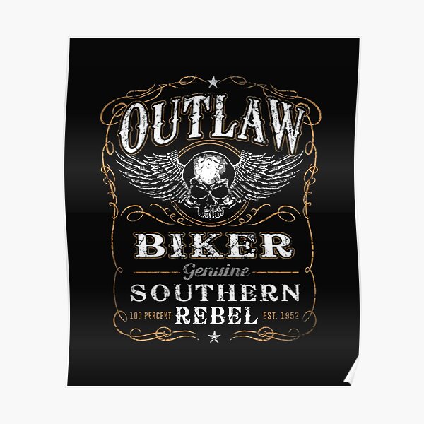 Outlaw Biker Posters | Redbubble
