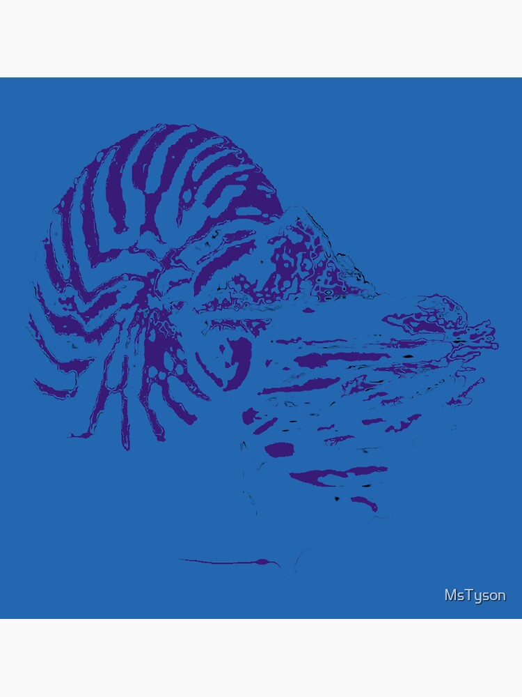 "Nautilus " Sticker for Sale by MsTyson | Redbubble