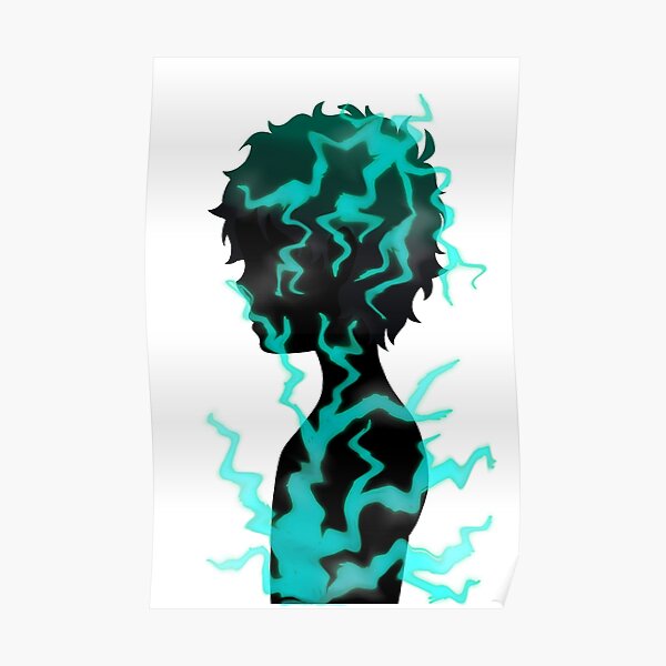 "Izuku Midoriya (Deku) Silhouette" Poster von ElephantRider44 | Redbubble