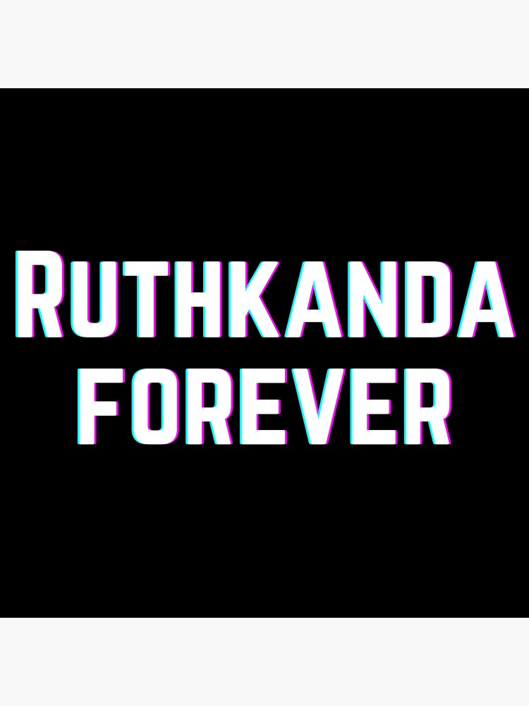"Ruthkanda Forever" Sticker by doubledoink | Redbubble