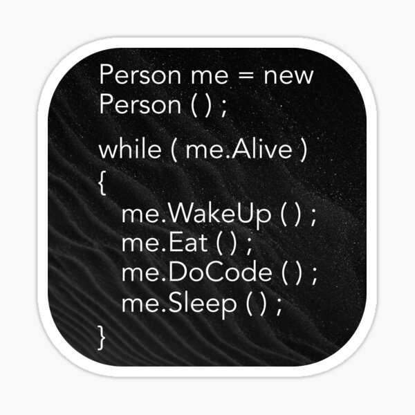 "Programmers life. Coding meme" Sticker by Robloz | Redbubble