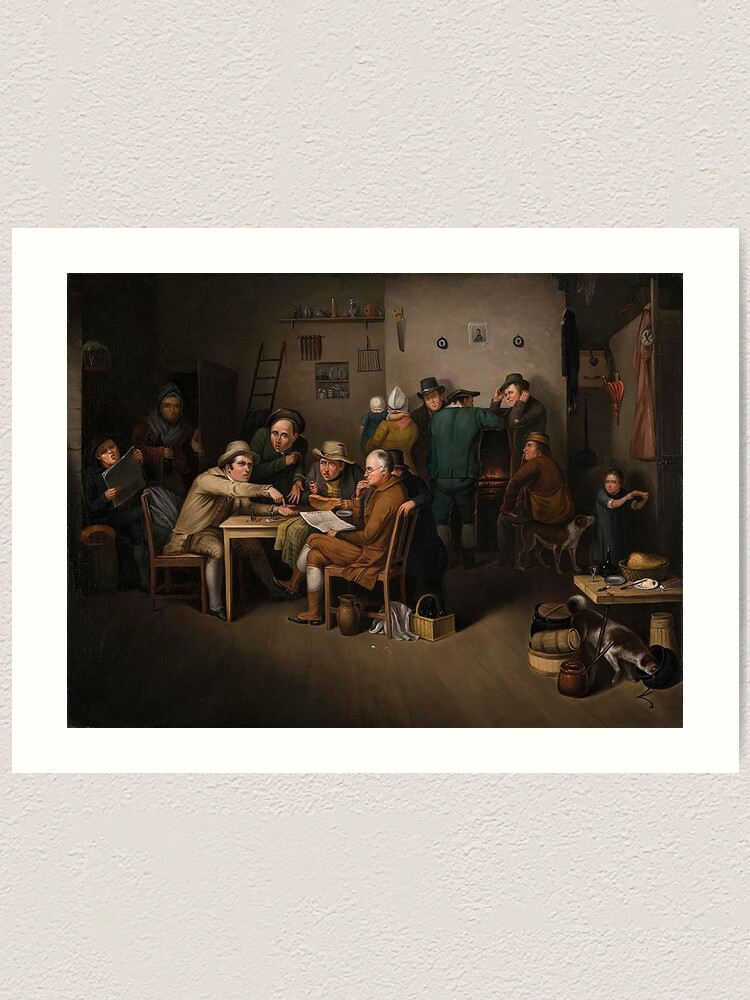 "The Village Politicians" Art Print for Sale by LogicalToad | Redbubble