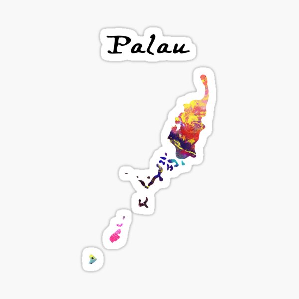 "Palau Quote Art Design Inspirational Motivational" Sticker for Sale by ...