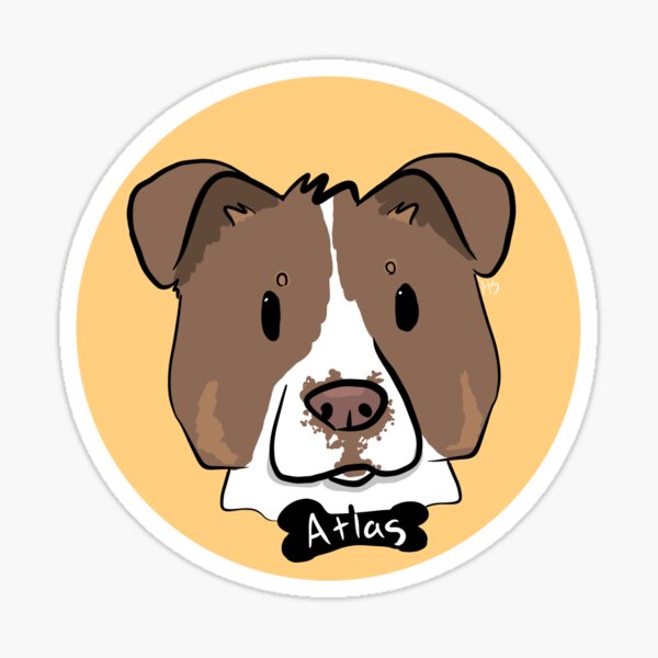 "Atlas" Sticker for Sale by HannahSayler | Redbubble