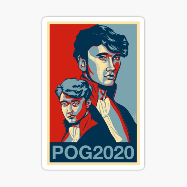 "POG 2020 Campaign Poster/Sticker/Button/Shirt" Sticker for Sale by ...