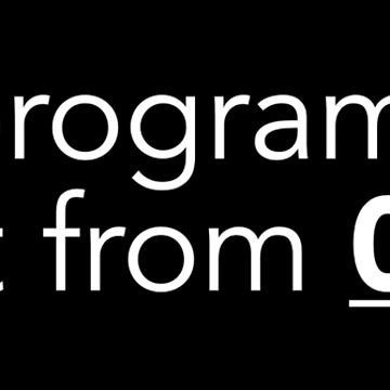 "Real programmers count from 0. Coding meme" Sticker by Robloz | Redbubble