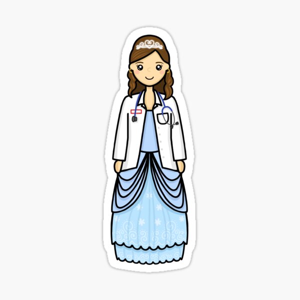 "The Office Pam Doctor Halloween Costume" Sticker for Sale by ...