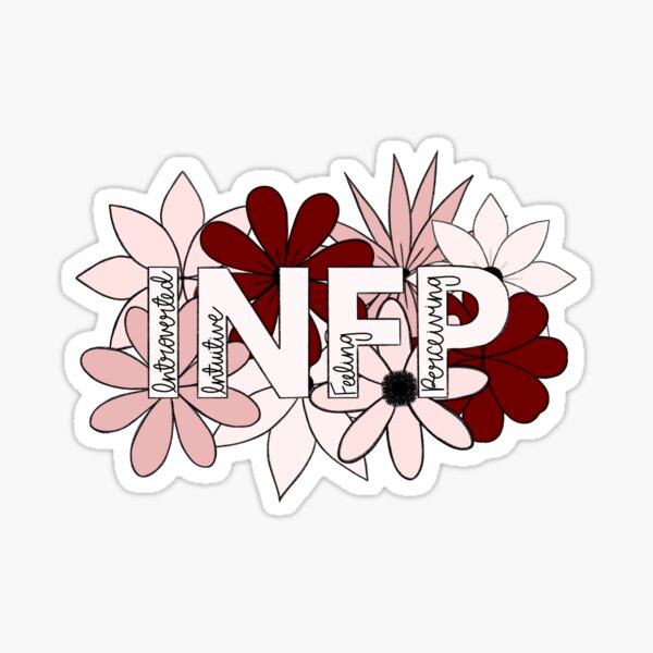 "infp floral" Sticker by mustardmoon | Redbubble