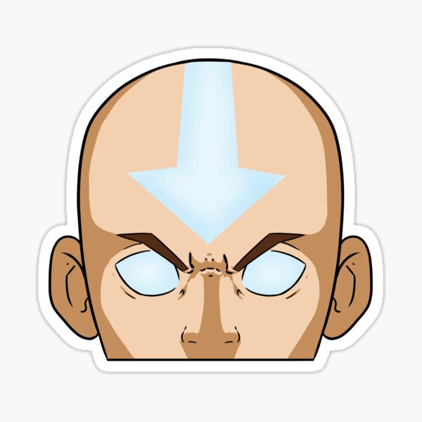 "Aang - Avatar: The Last Airbender" Sticker by Neelesh16 | Redbubble
