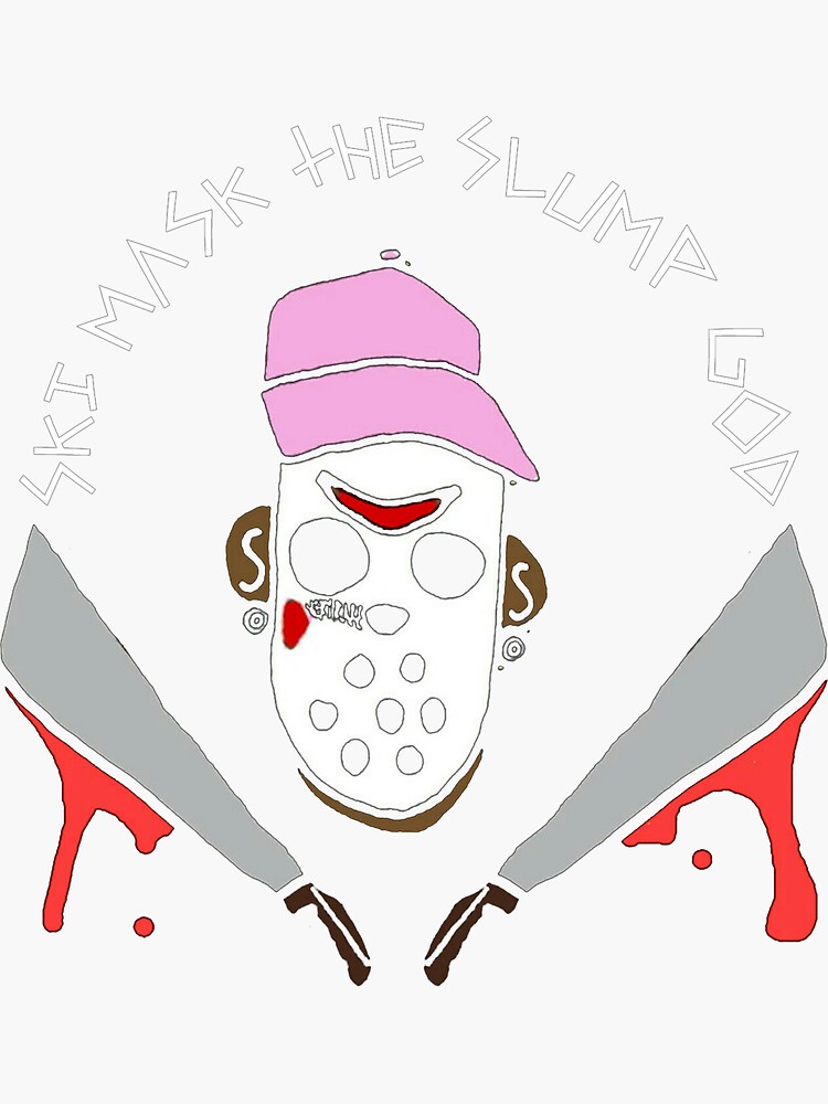 "Ski Mask" Sticker for Sale by shandyauna | Redbubble