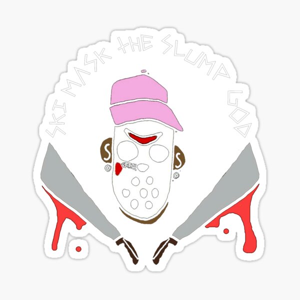 "Ski Mask" Sticker for Sale by shandyauna | Redbubble