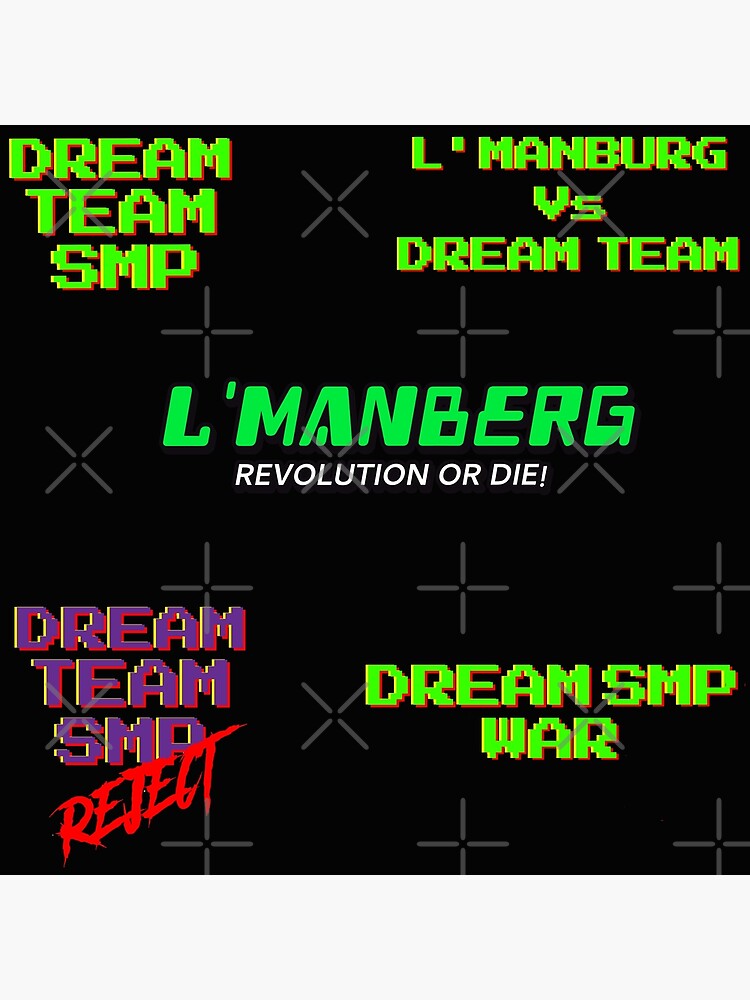 "Dream SMP, Dream Team Stickers, L'Manburg Stickers,L'Manberg Stickers ...