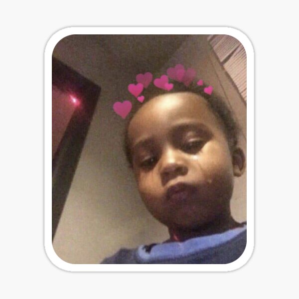 Pegatina «cara divertida del meme de un niño lindo llorando - memes de ...