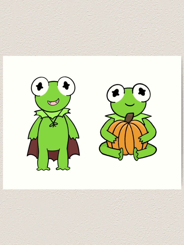 "Fall Kermit the Frog" Art Print by alexisbunny | Redbubble