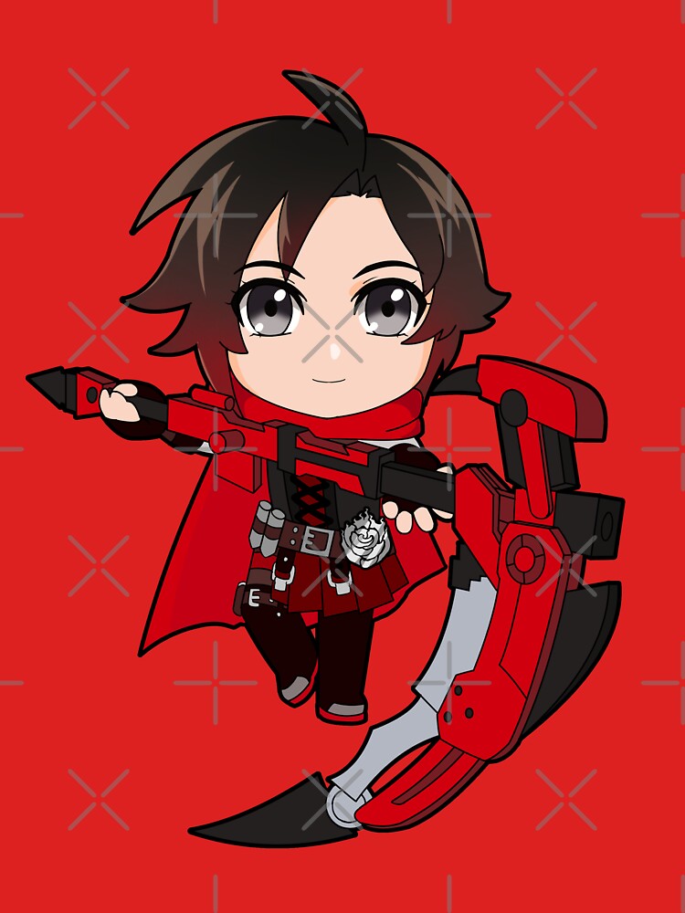 "RWBY Chibi Ruby Rose" T-shirt for Sale by nononsensei | Redbubble ...