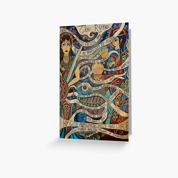 "The Rune" Greeting Card for Sale by HennaAndHatLady | Redbubble