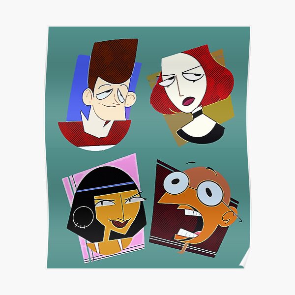 "clone high jfk combo sticker" Poster for Sale by sirius-12456 | Redbubble