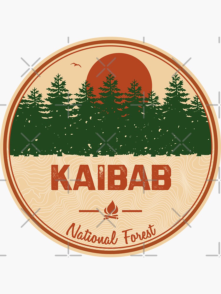 "Kaibab National Forest" Sticker for Sale by esskay | Redbubble