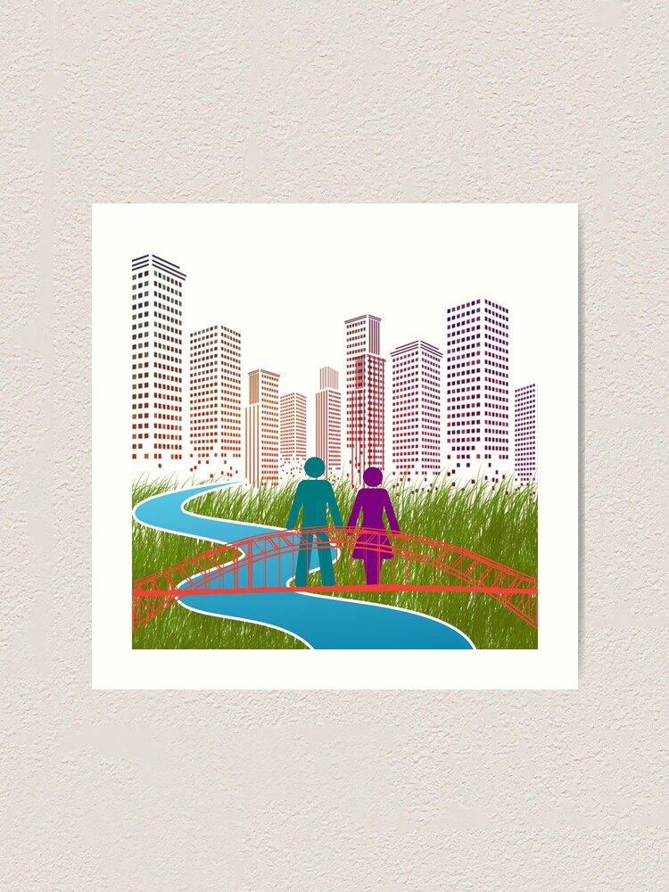 "Lovely Couple" Art Print by Milan-Bhatta | Redbubble