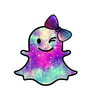 "cute pretty snapchat logo" Sticker for Sale by FilipinoDesigns | Redbubble