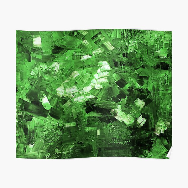 "Emerald green scratch" Poster for Sale by Psychopeeet | Redbubble
