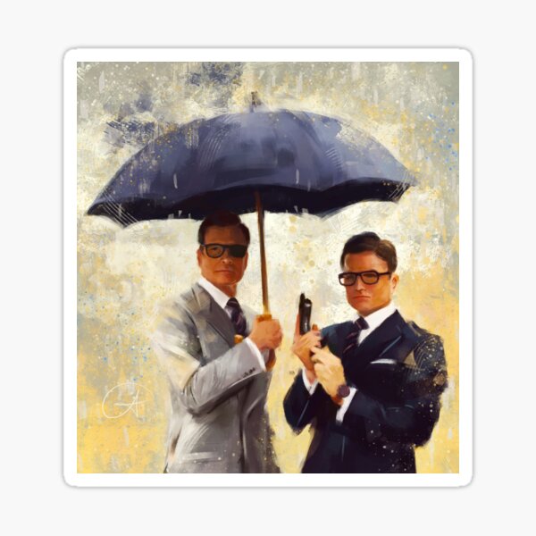 "Kingsman" Sticker for Sale by andycwhite | Redbubble
