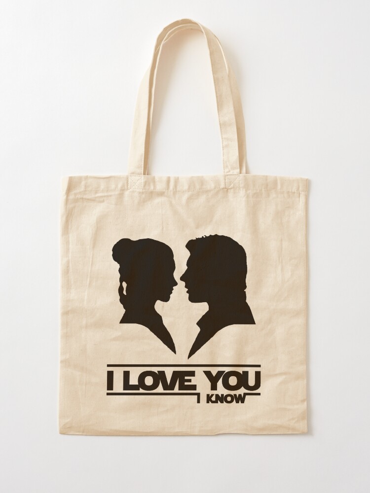 "I Love You / I Know" Tote Bag for Sale by Davide Visco | Redbubble