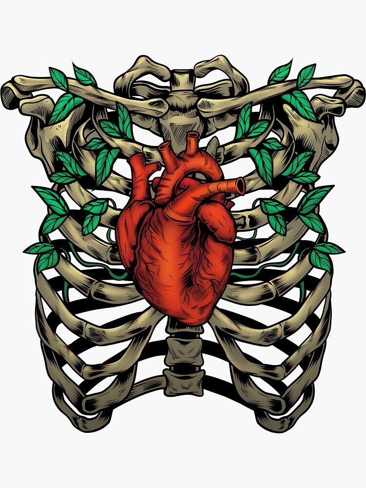 "Grow Your Heart" Sticker by Chromalabs | Redbubble