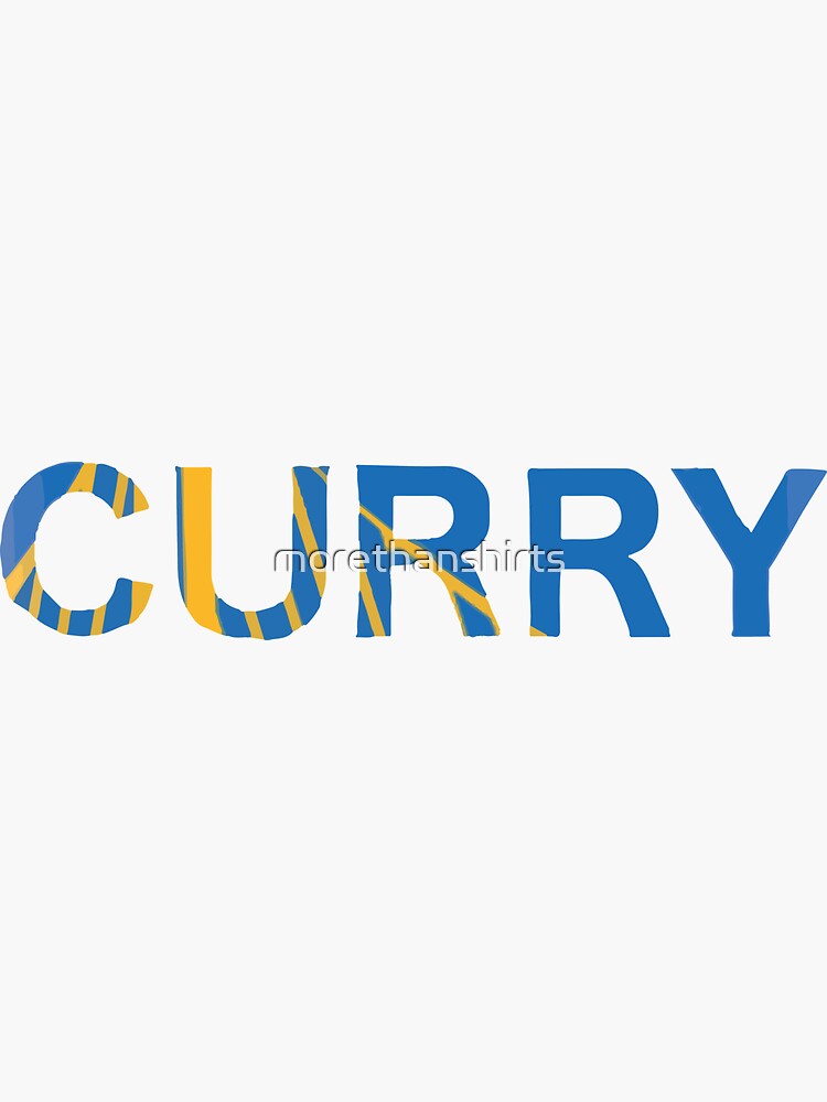 "Steph Curry" Sticker for Sale by morethanshirts | Redbubble