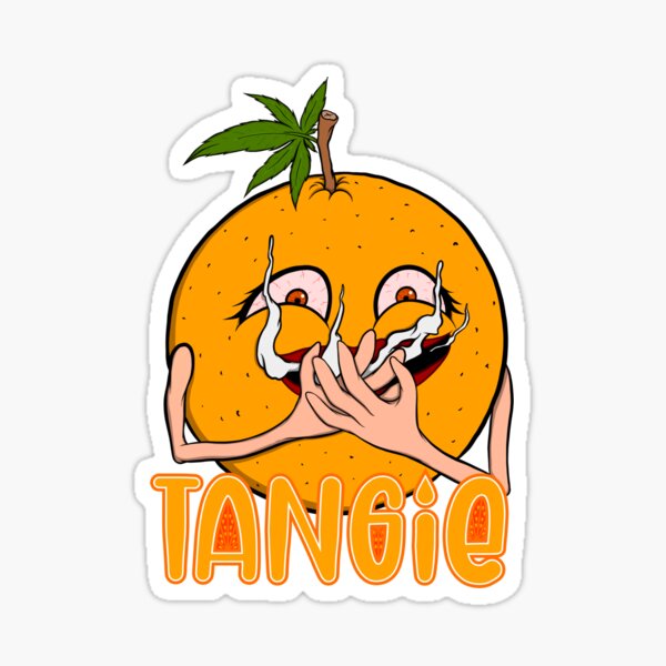 "Tangie" Sticker for Sale by cheechardman | Redbubble