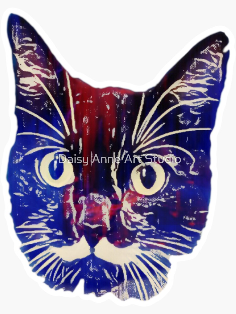 "Poncho Pop Art" Sticker for Sale by Daisy-Anne | Redbubble