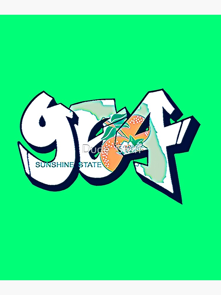 "Jacksonville Florida License Plate Duval 904 Area Code by Graffiti ...