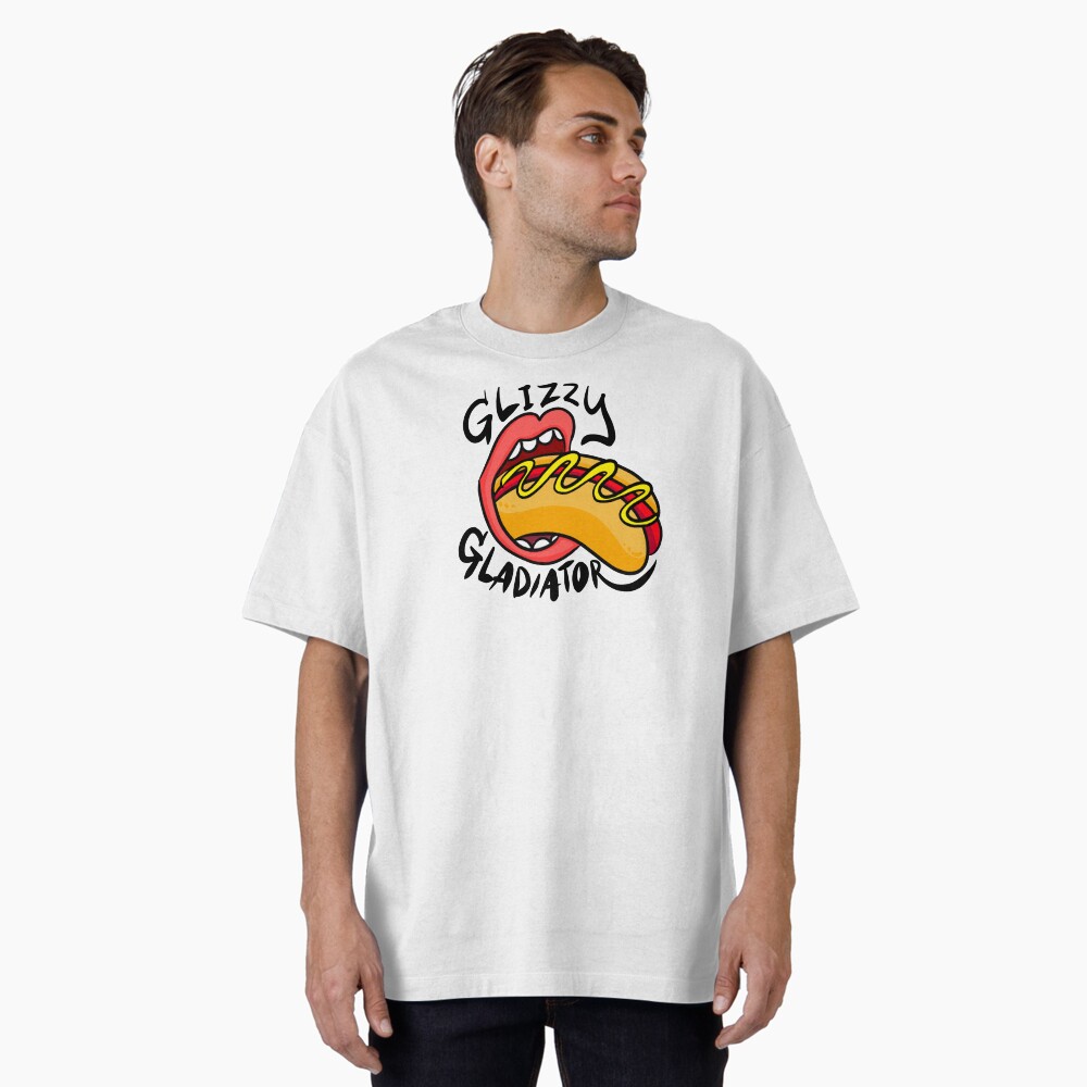 "Glizzy gladiator / rollingstone hot dog" Sticker by Yety-design ...