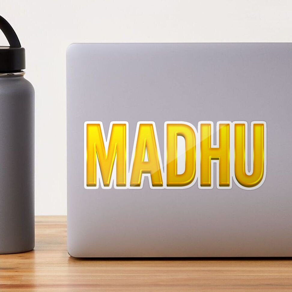 Logotipo Del Nombre Madhu