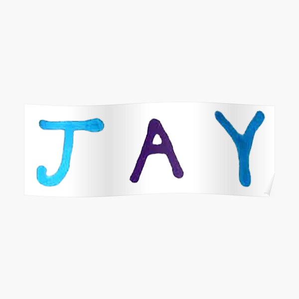 "ENHYPEN Jay Handwriting Name Print" Poster by kirstenovich | Redbubble