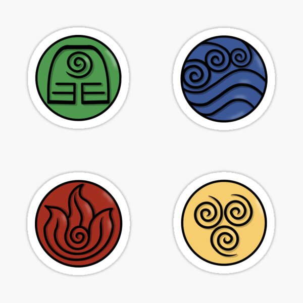 "Avatar Nations Sticker Set" Sticker for Sale by brennaduffy22 | Redbubble